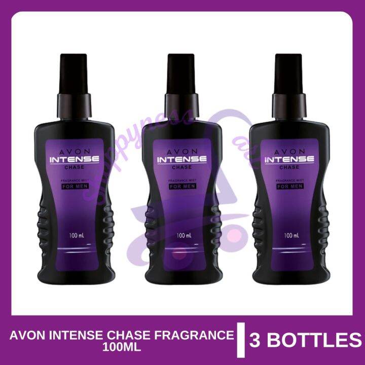 AVON Intense CHASE Fragrance Mist for men 100 ml ( 3 BOTTLES ) | Lazada PH