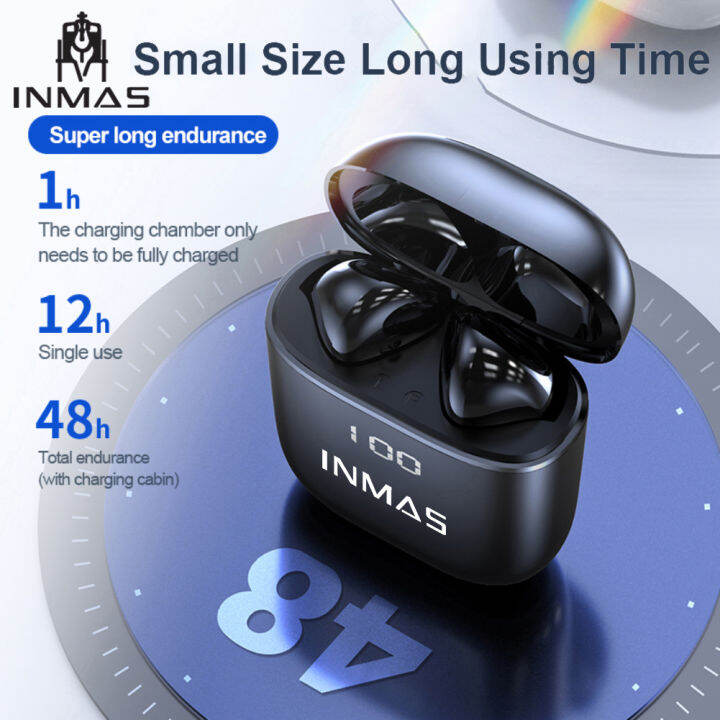 NicEseed INMAS Buds 3 Pro TWS หูฟังบลูทูธไร้สายกีฬากันน้ำชุดหูฟังชนิด ...