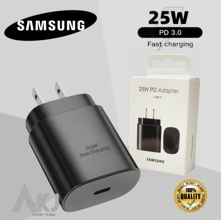 Original Samsung Charger 25W TYPE-C 2.0 Travel Wall Charger (Adapter ...