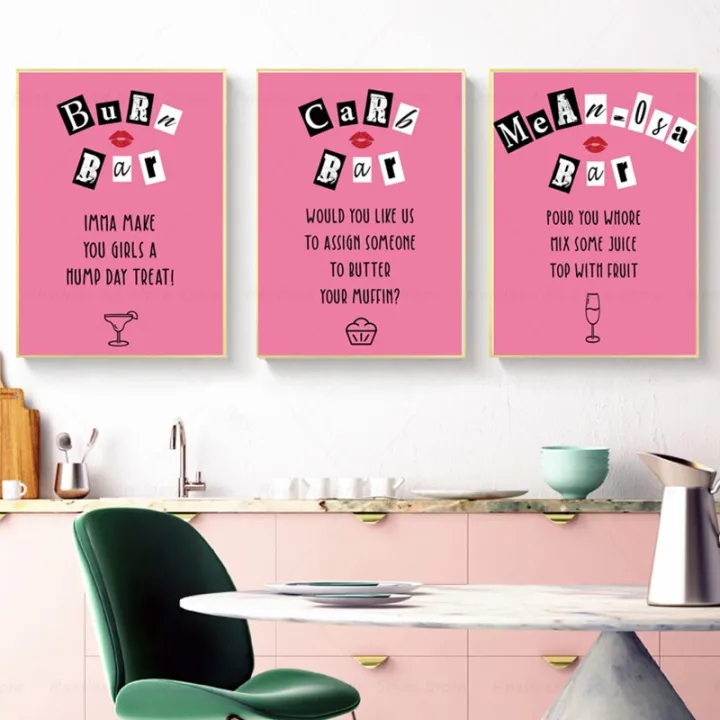 Mean Girls Party Bar Sign Prints Mean Girls Bachelorette Hen Party ...