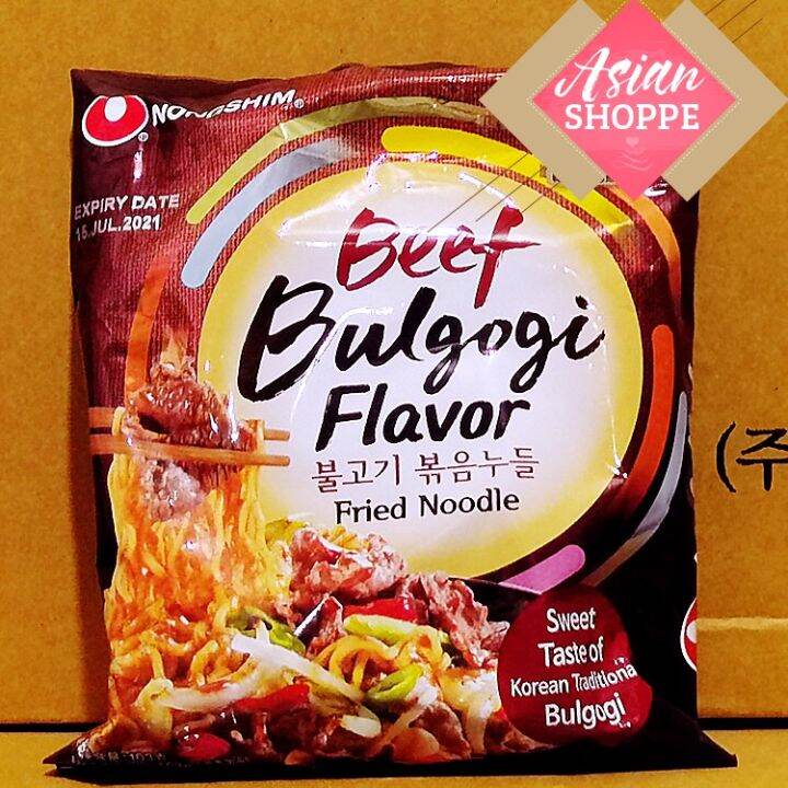 beef bulgogi stir fried noodle instant ramen korean noodles | Lazada PH