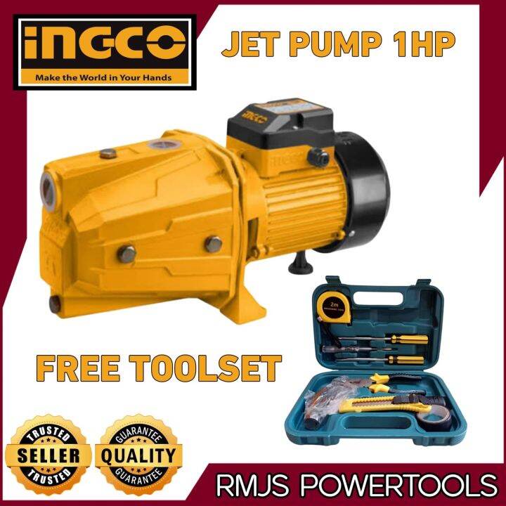 INGCO Jet Pump 750W 1HP JP07508-5 with FREE TOOLSET | Lazada PH