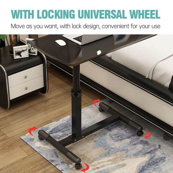 Computer Table Adjustable Table Laptop Table Standing Desk Portable Table Movable Computer Pc ...