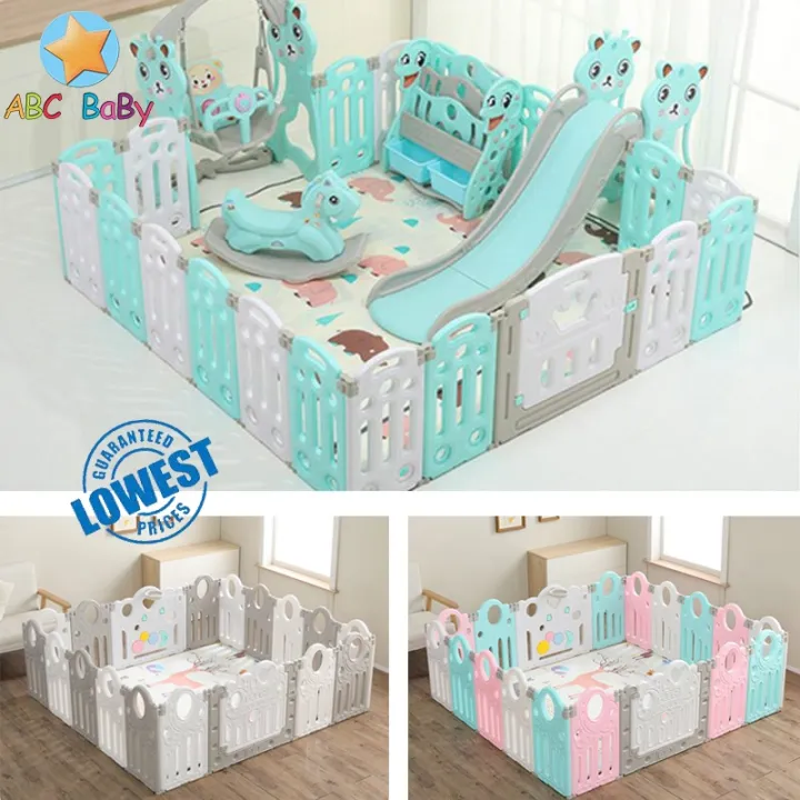 Genuine Baby Guardrail Playpen Children Foldable Fence Infant Safety ...