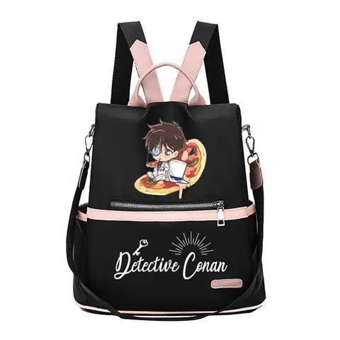 Conan surrounding Kaito Kidd anime schoolbag backpack Chinese gray ...