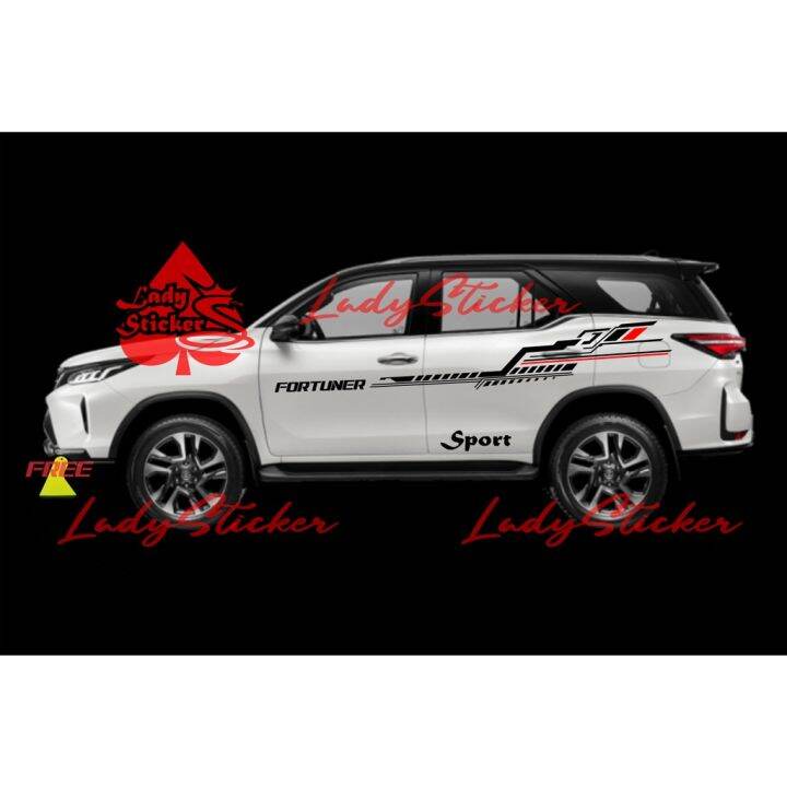STICKER STIKER MOBIL TOYOTA ALL NEW FORTUNER CUTTING STICKER LIST MOBIL ...
