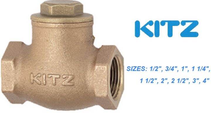 Check Valve Kitz AKR Brass Type Class 125, Genuine Parts Japan Brand ...