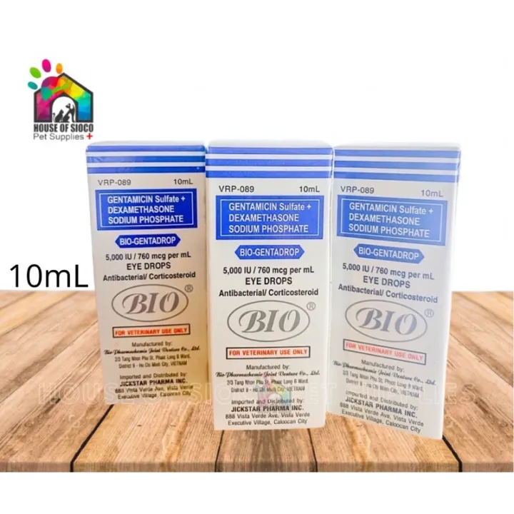 ♫Bio-Genta Gentamicin Sulfate Eyedrops for Pets 10ml♕ | Lazada PH