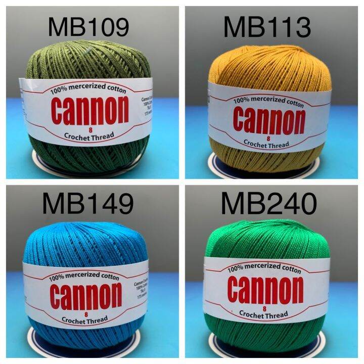 Cannon 100 mercerized cotton crochet thread | Lazada PH