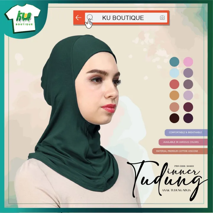 Inner Neck Ninja (Premium Cotton) | Inner Ninja | Anak Tudung Inner ... Inner Neck Ninja (Premium Cotton) | Inner Ninja | Anak Tudung Inner ...