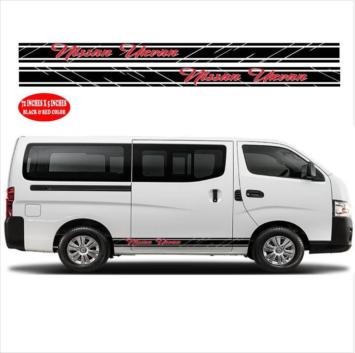 NV350 Urvan Nissan Urvan Body Decals Sticker Cut Out Vinyl Sticker (for ...