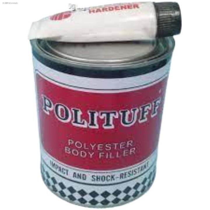 COD POLITUFF POLTESTER BODY FILLER WITH HARDENER 1L | Lazada PH
