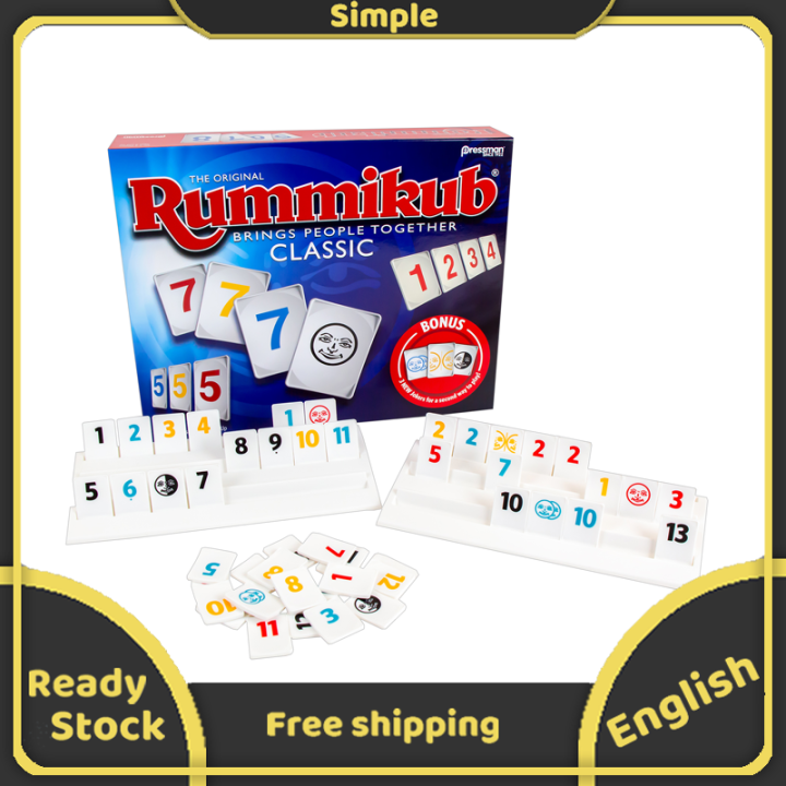 Rummikub Board Game Bring People Together Small Size Version Travel Box ...