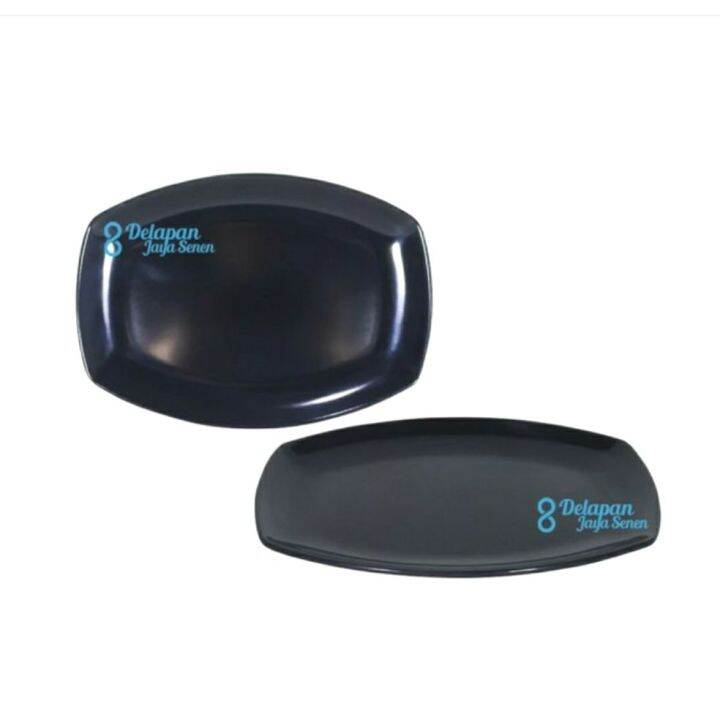 Piring Hitam 10 Inch| Piring Sushi | Piring Unica | Piring Melamin ...