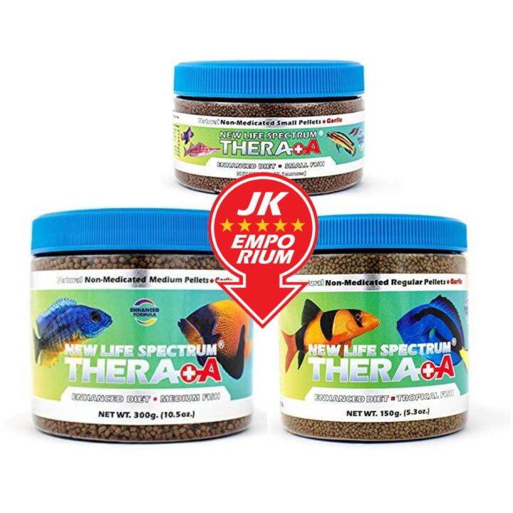 New Life Spectrum Thera+A Fish Food Garlic Thera A Enhanced Formula ...