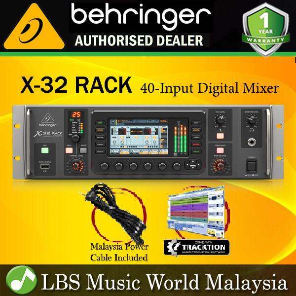 Behringer X-32 RACK Digital Mixer With 40 Input Preamp (X32 X 32 ...