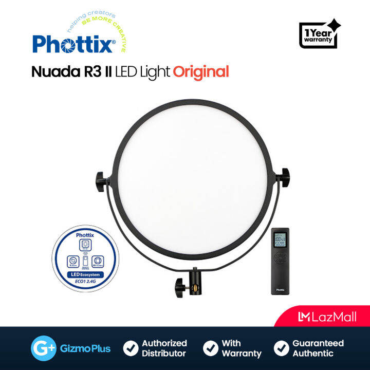 Phottix Nuada R3 II Version 2 Eco-LED Light with remote for Studio ...