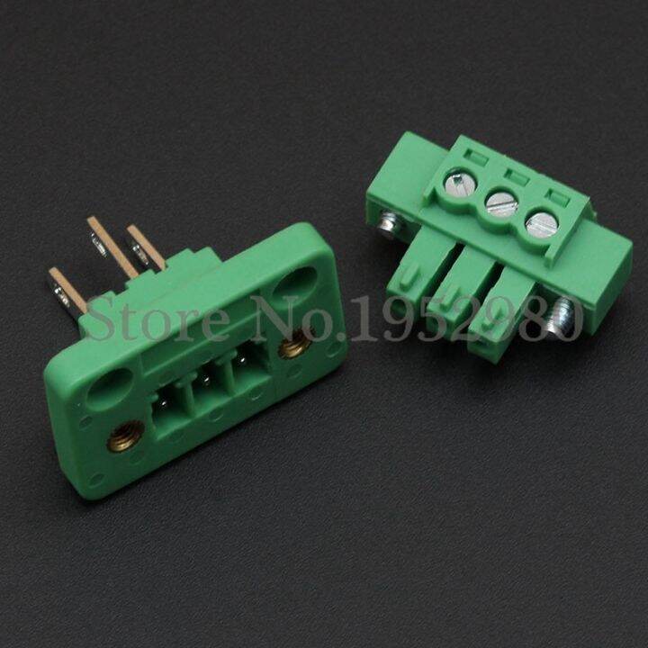 10 Set 3.81MM Screw Pluggable Terminal Blocks Connector KF15CDGV-3.81 ...