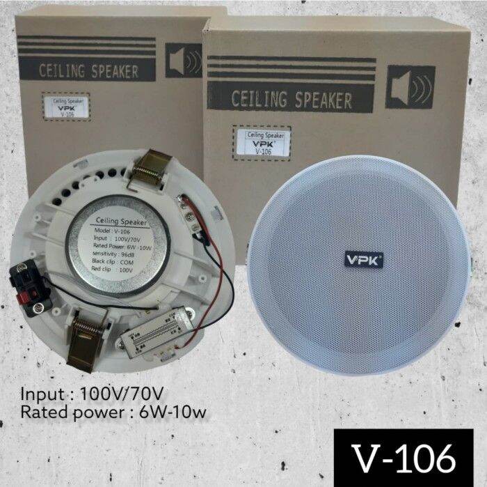 Speaker Plafon Ceiling Vpk V106 1Unit Original 6 Inch V 106 ( Bayar ...