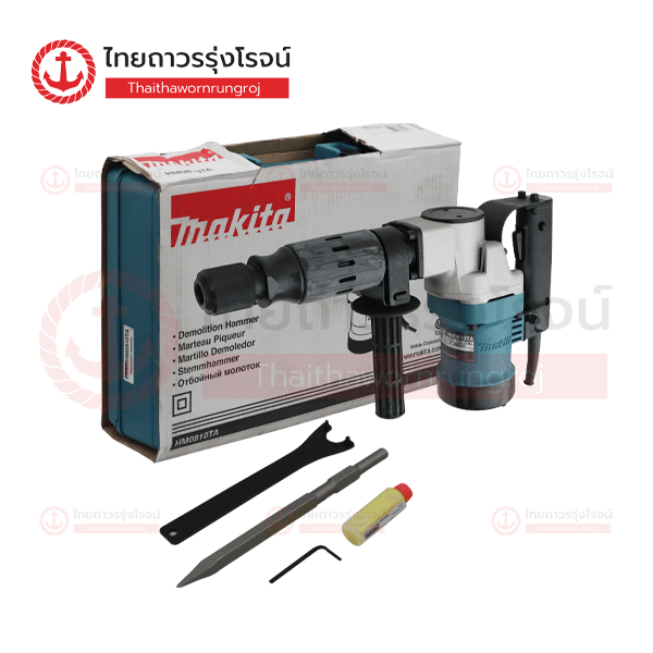 MAKITA HM0810 เครื่องสกัดคอนกรีตไฟฟ้า 17มิล 6กิโล HEX 900w HM0810TA (CB-105A) |ชิ้น| TTR Store ...