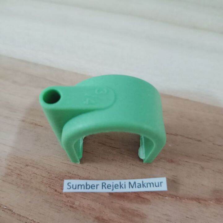 (10 pcs) Klem pipa 1/2" klem PVC penjepit pipa TANPA paku | Lazada ...