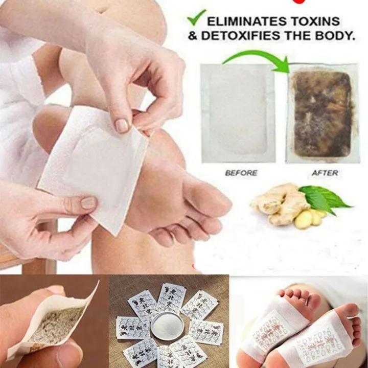 MYCOLOR Premium Promote A Healthy Health Care Herbal Ginger Foot Patch ...