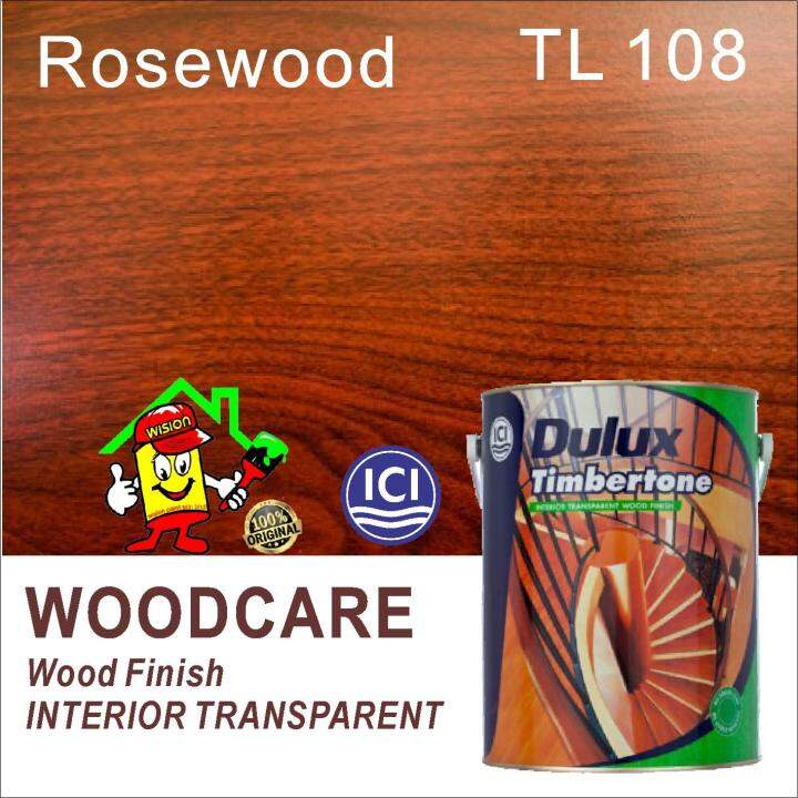 TL108 ROSEWOOD ( 1L ) DULUX TIMBERTONE INTERIOR TRANSPARENT WOOD FINISH ...