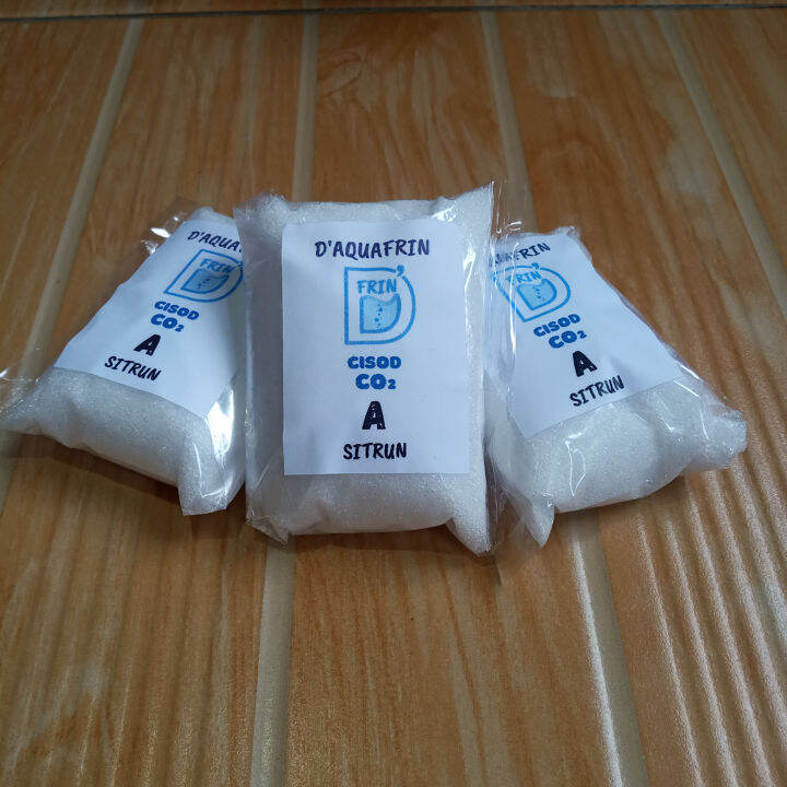 Paket bahan 400 gr Cisod CO2 aquascape (bubuk Citrun / Sitrun 200 gr ...