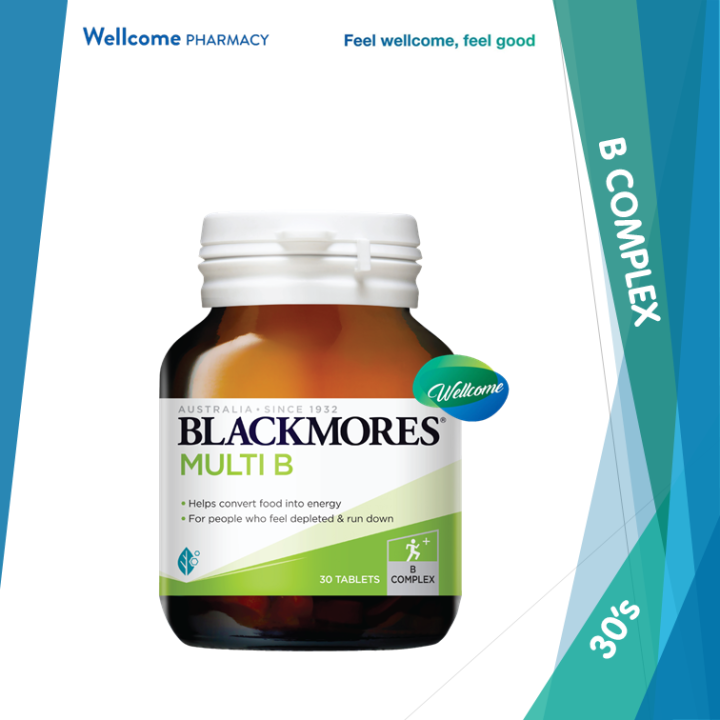 Blackmores Multi B B-Complex Tablets - 30's | Lazada