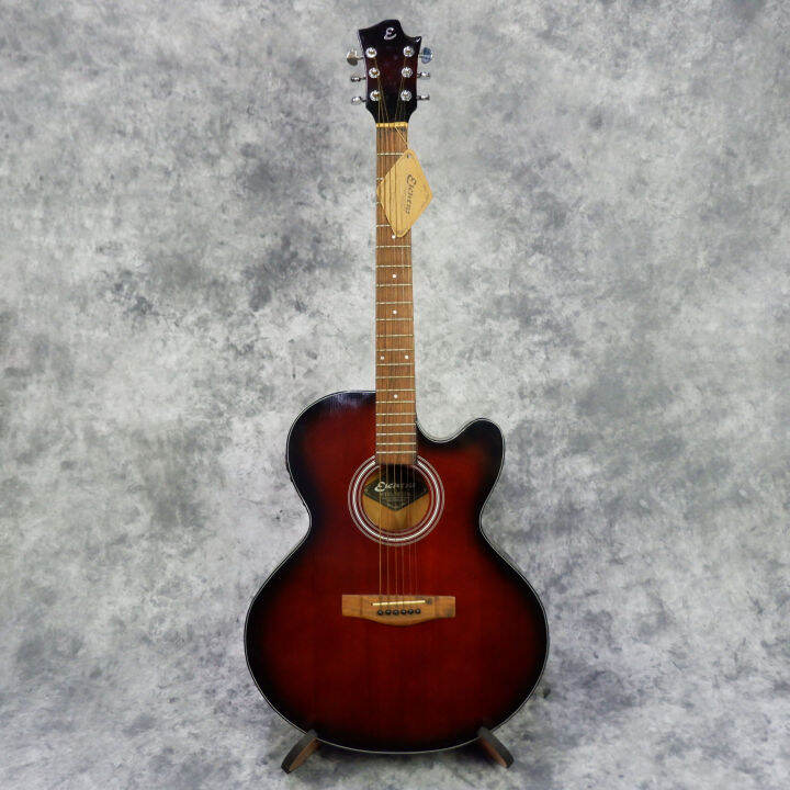 Gitar Akustik Elektrik 40" Cutway Senar String Elektra 70ND | Lazada ...