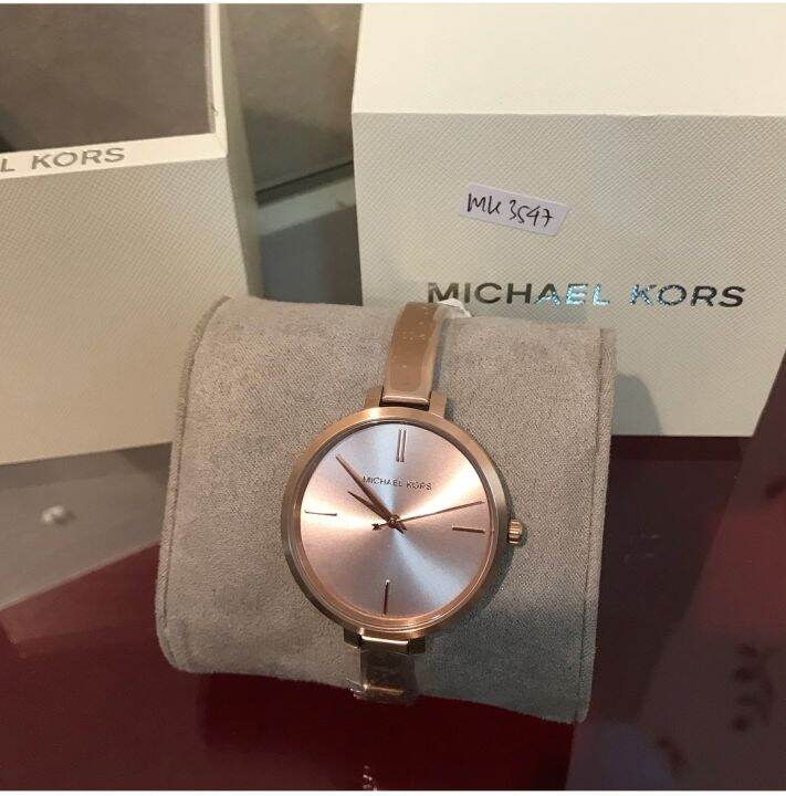 Authentic Michael Kors Jaryn Rose Gold-Tone Stainless Steel Women's ...