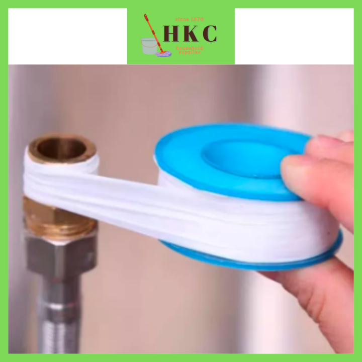 【Ready Stock Malaysia】 Water Pipe White PTFE Seal Tape 12mm x 0.075mm Paip Tape Putih 水喉白胶布 | Lazada