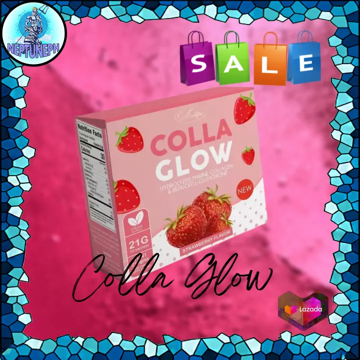 Colla Glow Hydrolyzed Marine Collagen Drink Powder Juice L Glutathione ...