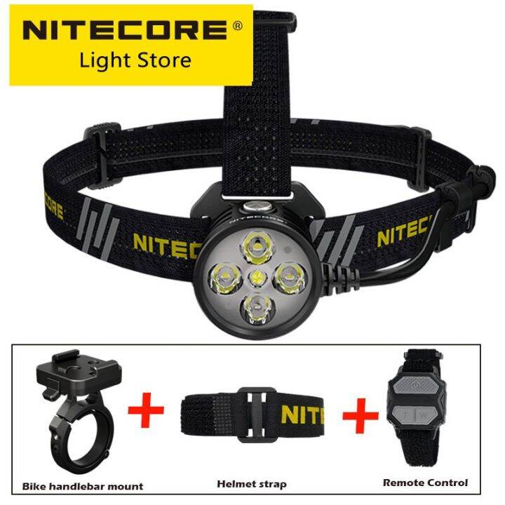 NITECORE HU60 E-focus Zoom Led Head Lamp wireless Remote 1600 lumen Industrial Floodlight ...