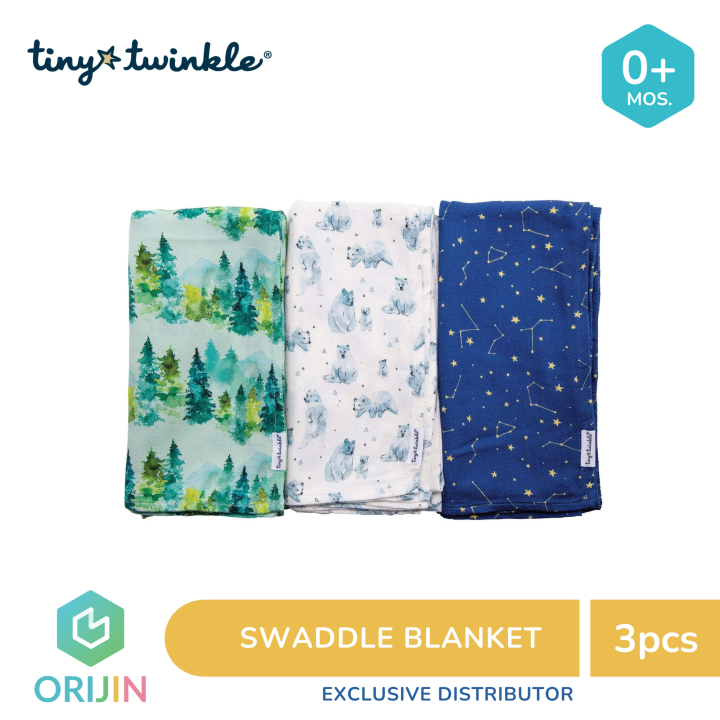 Tiny Twinkle Swaddle Blanket 3-Pack | Lazada PH