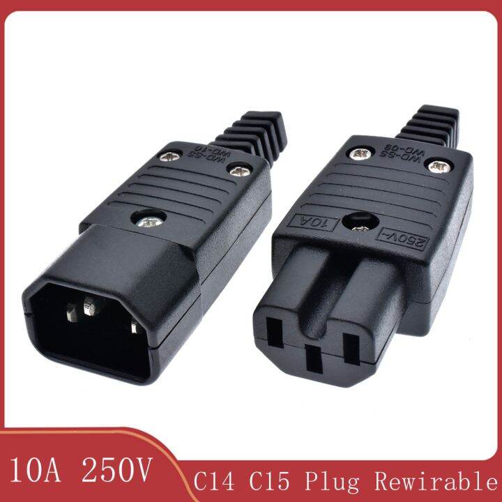 IEC320 C14 C15 AC PDUUPS Wired Power Outlet Socket Cable Assemble ...