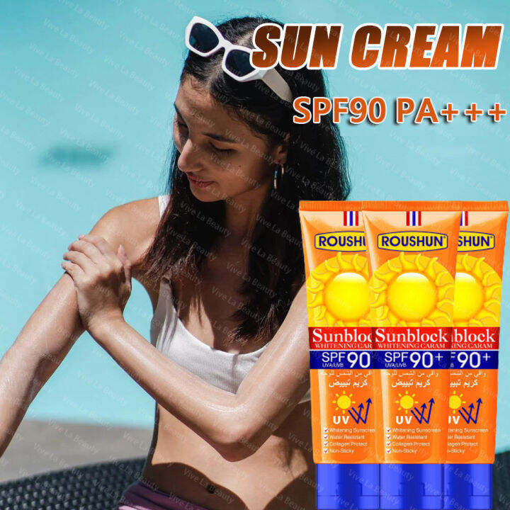Whitening Sunscreen Sun Protection Face Cream - Sunscreen SPF90+ 100g Whitening Sun Cream Facial ...