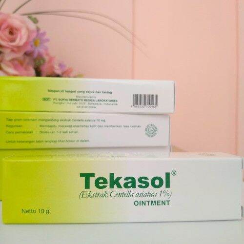tekasol oinment krim untuk bopeng dan jerawat | luka skar dan keloid ...