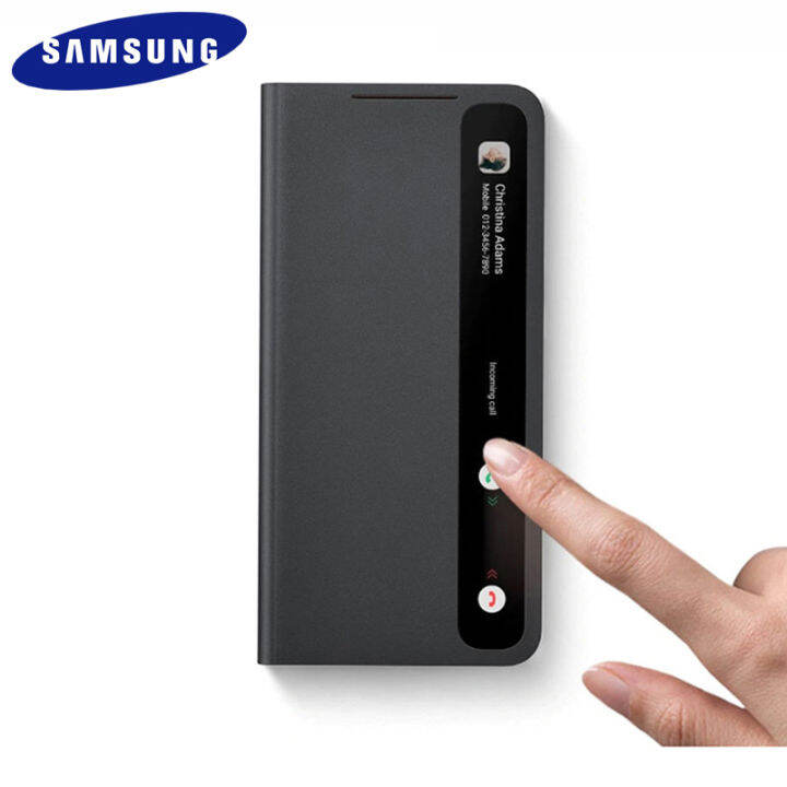 Original Samsung Mirror Smart View Flip Case For Galaxy S21 / S21 Plus ...