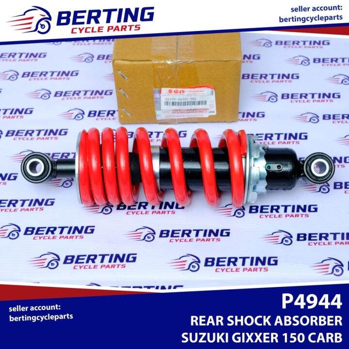 SGP REAR SHOCK ABSORBER Suzuki Gixxer 150 Carb Genuine 62100-34J01-YKS ...