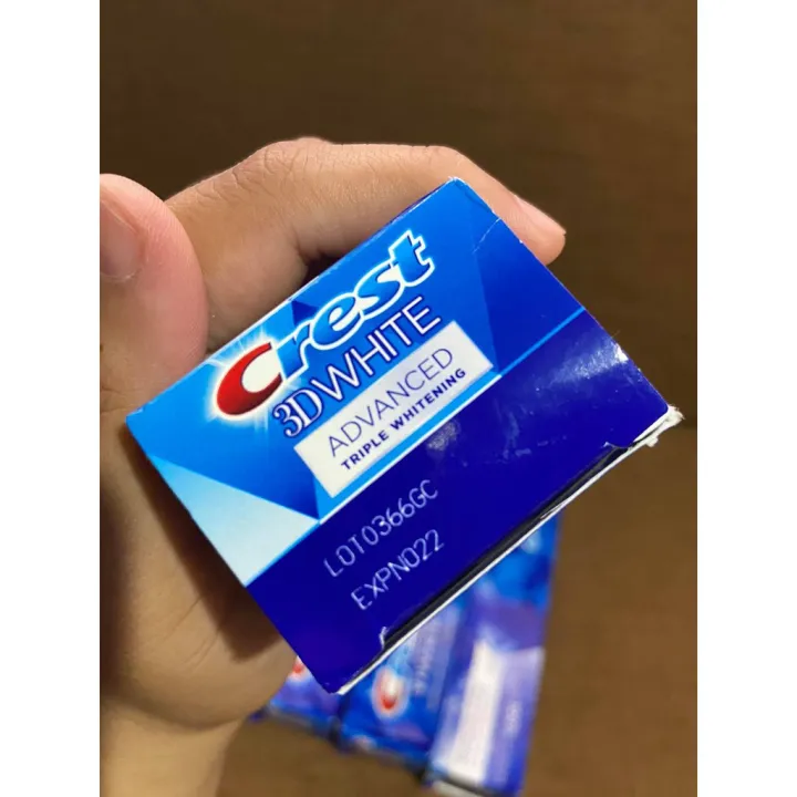 Crest 3D White Advanced Triple Whitening 158gbP1 | Lazada PH
