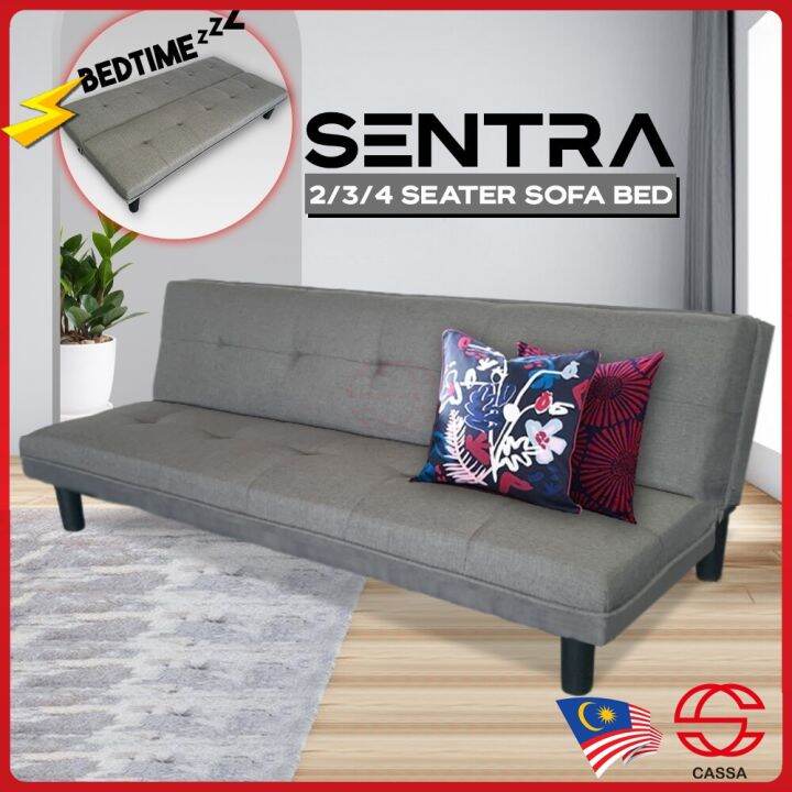 Cassa Sentra Living Room Durable 2 Seater 3 Seater 4 Seater Foldable Sofa Bed Folding Mattress ...