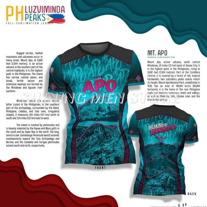 Tribu Pakaras Mt Apo Climb t- shirt/ Jersey | Lazada PH