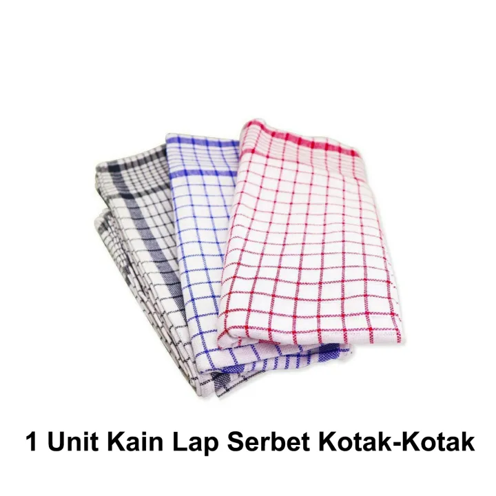 Kain Lap Kotak Kotak / Serbet Dapur Serbaguna / Kain Lap Piring / Kain ... Kain Lap Kotak Kotak / Serbet Dapur Serbaguna / Kain Lap Piring / Kain ...