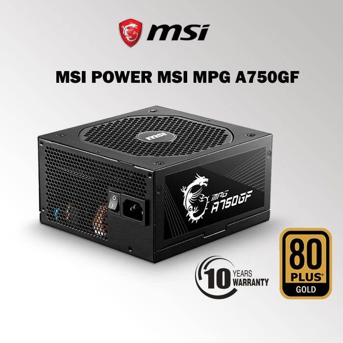 MSI POWER MSI MPG A750GF Model : MPG-A750GF ประกัน 5ปี | Lazada.co.th