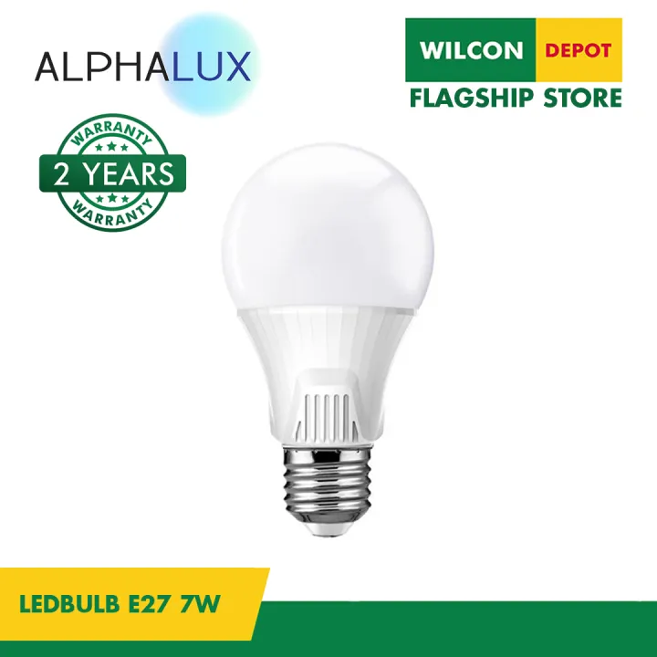 ALPHALUX 7W Warm White 3000K Ledbulb A60 WM L-BL-0820/L-BL-0840 by ...