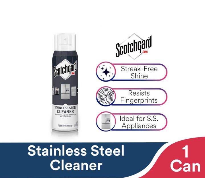 3M Scotchgard Stainless Steel Polish Cleaner 495g | Lazada