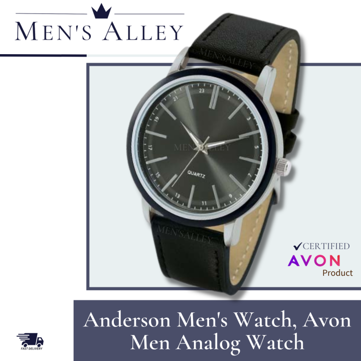 Anderson Men's Watch, Avon Men Analog Watch, Black Watch for Men - Men ...