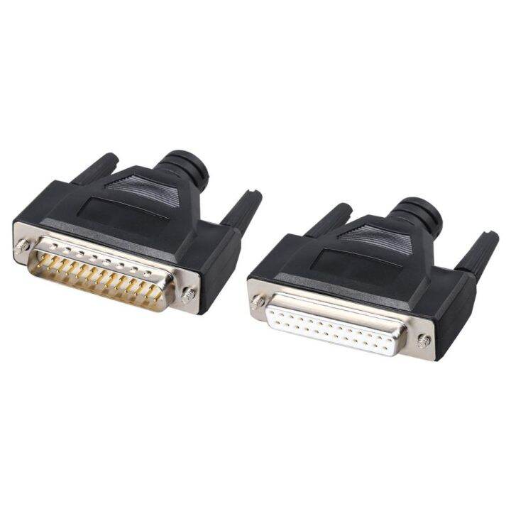 DIY DB9 DB15 DB25 Pin Serial Port DB Connector หญิงชายเชลล์ซ็อกเก็ต ...