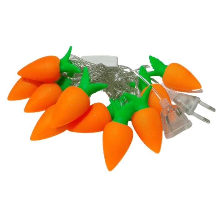 EILON ไฟเทศกาลทรงแครอท 1Wยาว 2เมตร LED 10 ดวง รุ่น JRD-59 | Lazada.co.th